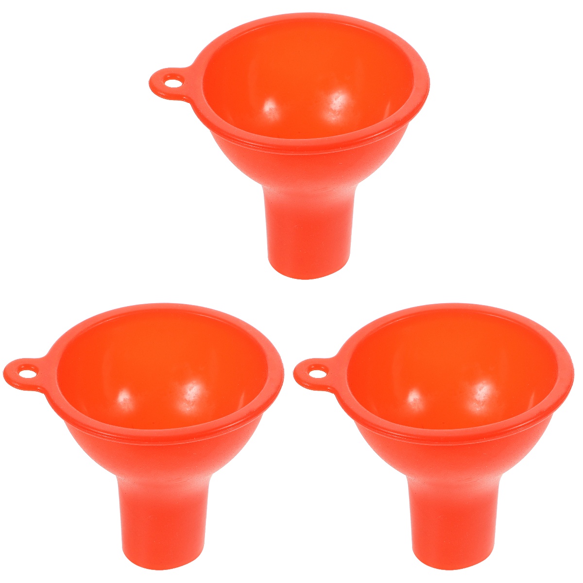 3 Pieces Large Diameter Oil Funnel Water Bottle for Bottles Separating Silicone Kitchen Jars ...