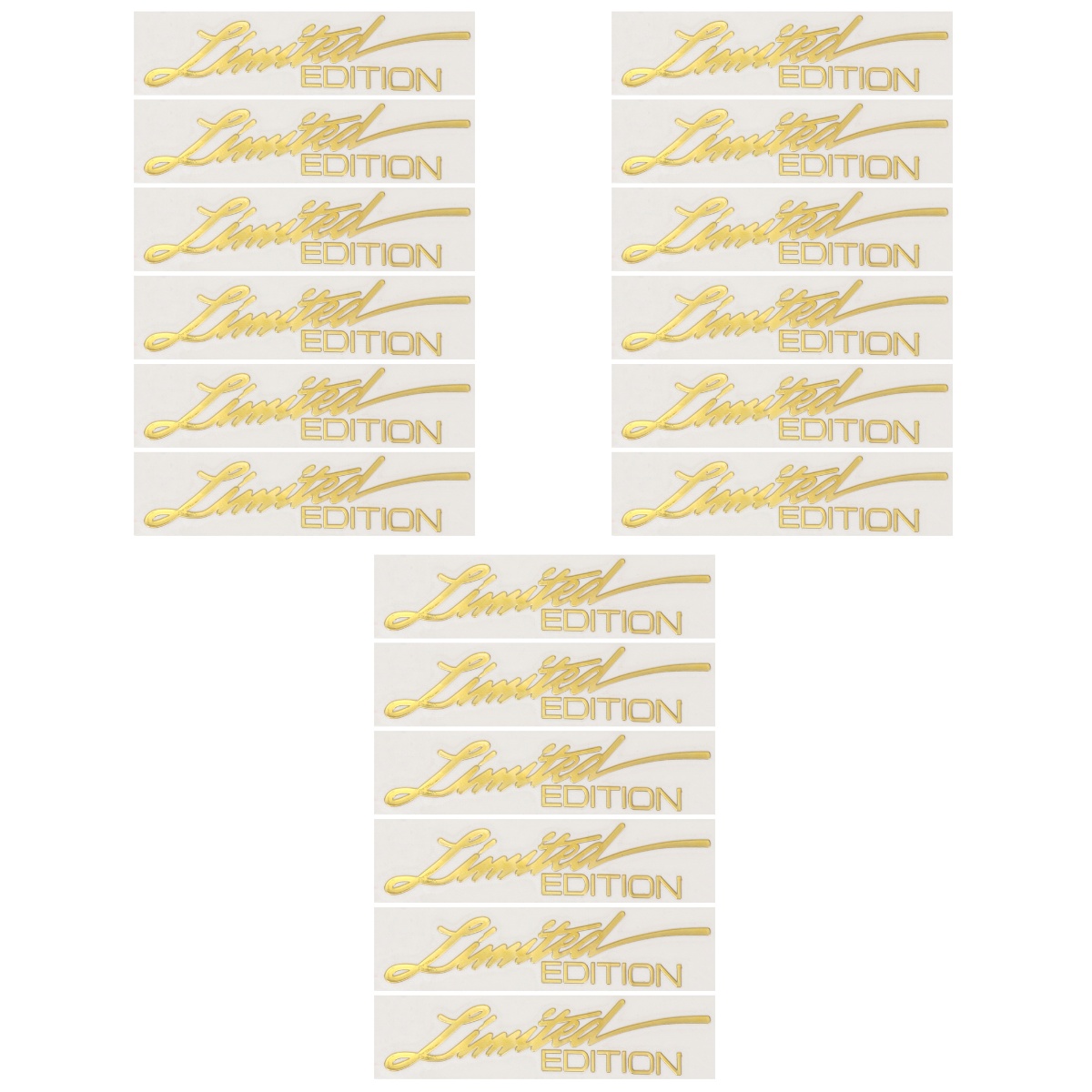 3 Pieces Limited Edition Car Stickers Cars Automotive Advertising Miss ...