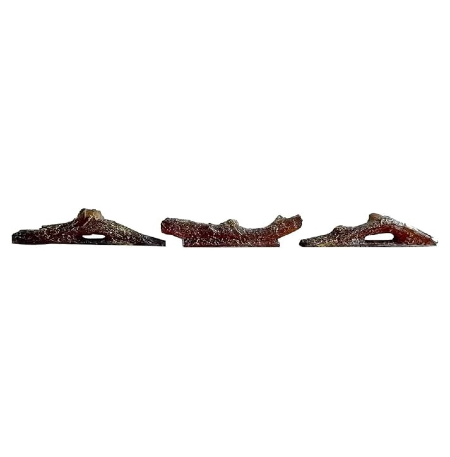 3 Pieces Log for 36 inch Recessed and Wall Mounted Electric Fireplace ...