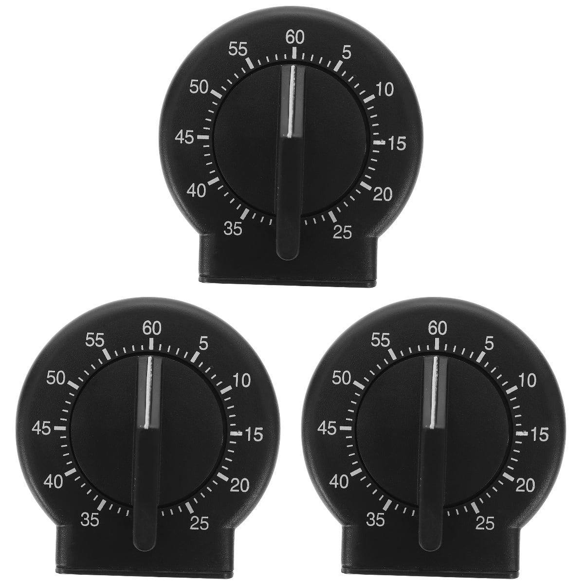 3 Pieces Mechanical Timer Cooking Visual for Kids Mini Digital Clock ...
