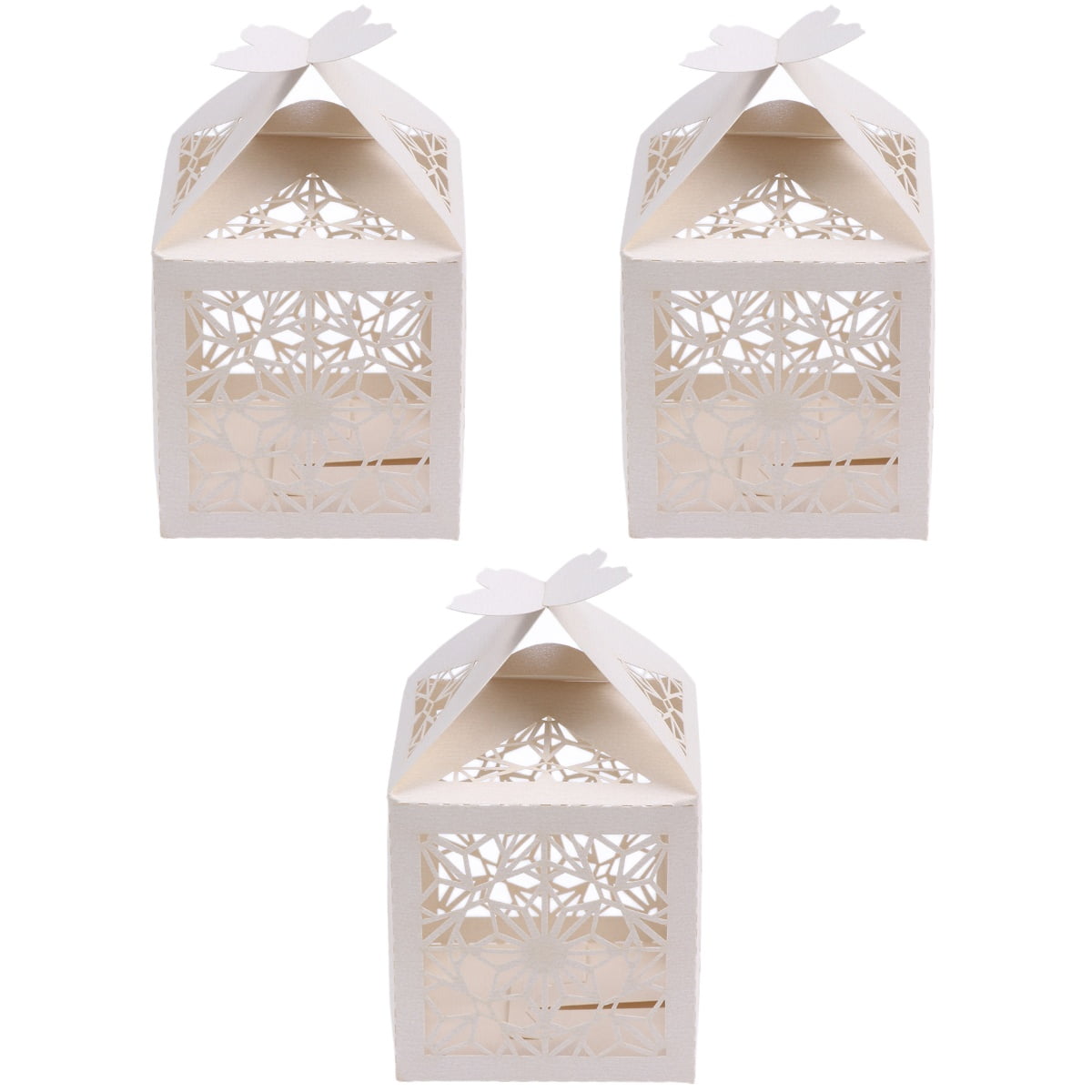 3 Pieces Mesh Bags with Drawstring White Chocolate Favor Boxes ...