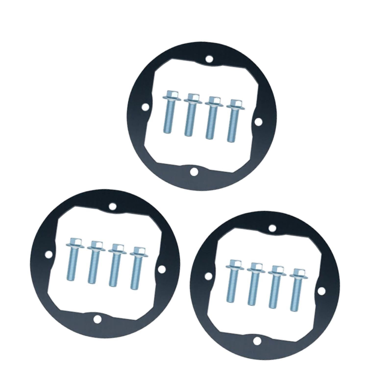 3 Pieces Metal Deck Spindle Repair Rings Durable Reinforcement Set with ...