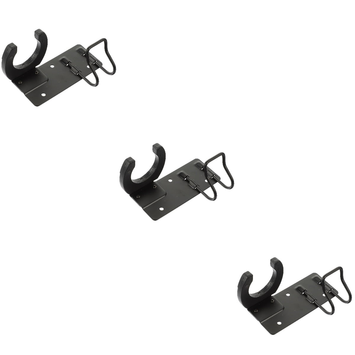 3 Pieces Microphone Hanger Boom Wall Mounted Clothes Rack Headset ...