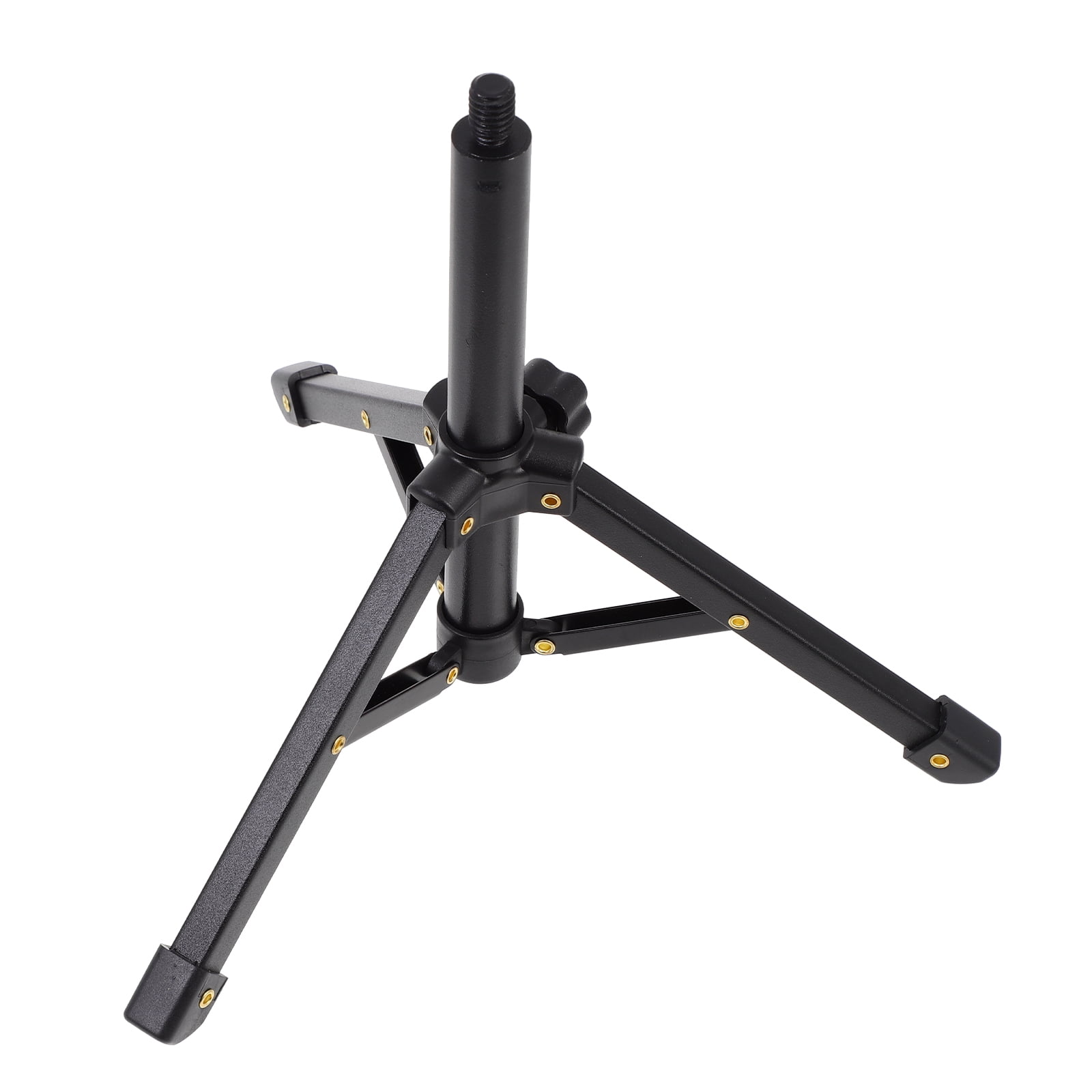 3 Pieces Microphone Tripod Stand Folding USB Tabletop Black - Walmart.com