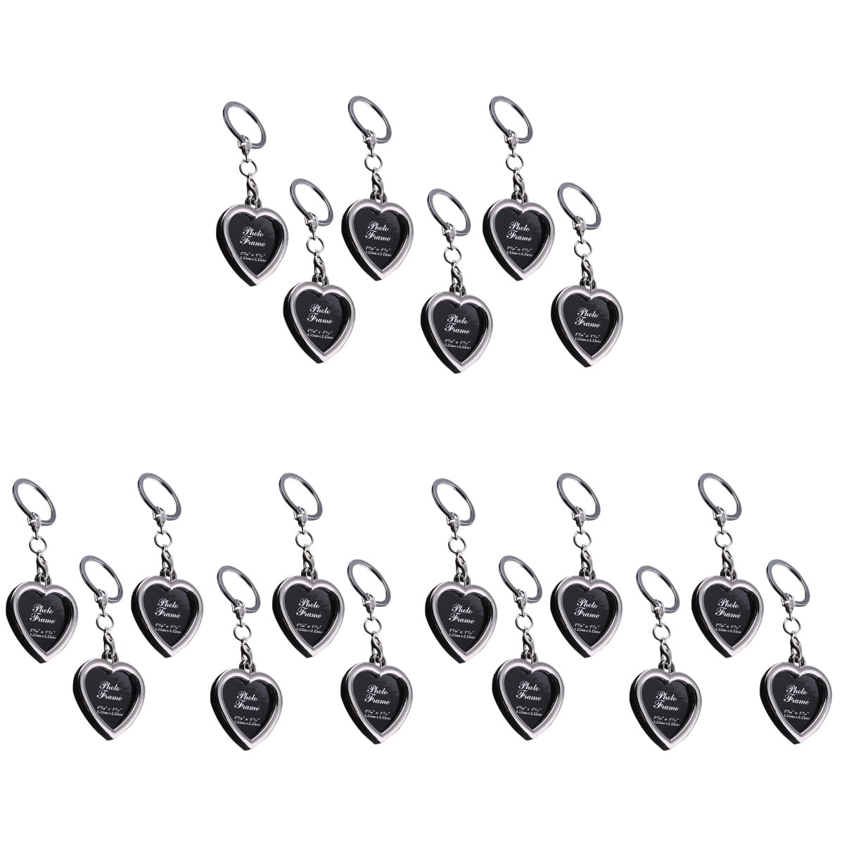 3 Pieces Mini Photo Keychain Creative Special Occasion Gift - Walmart.com