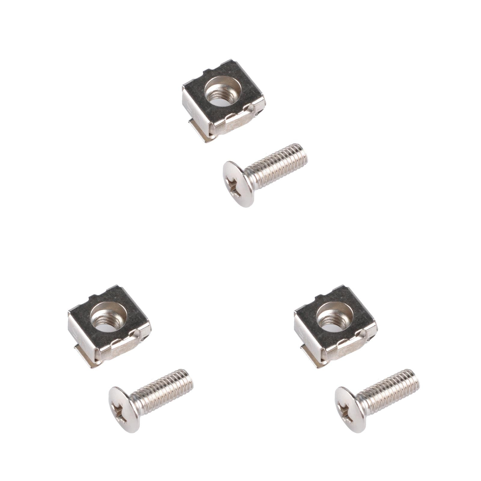 3 Pieces Mounting Screws Washers for Server Rack Square Hole Cage Nut ...