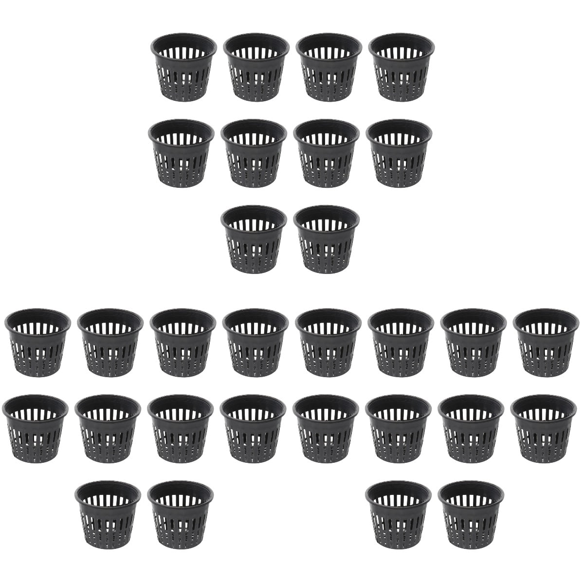 3 Pieces Net Pots Cups Succulent Planting Round Flower Mini Mesh Basin ...