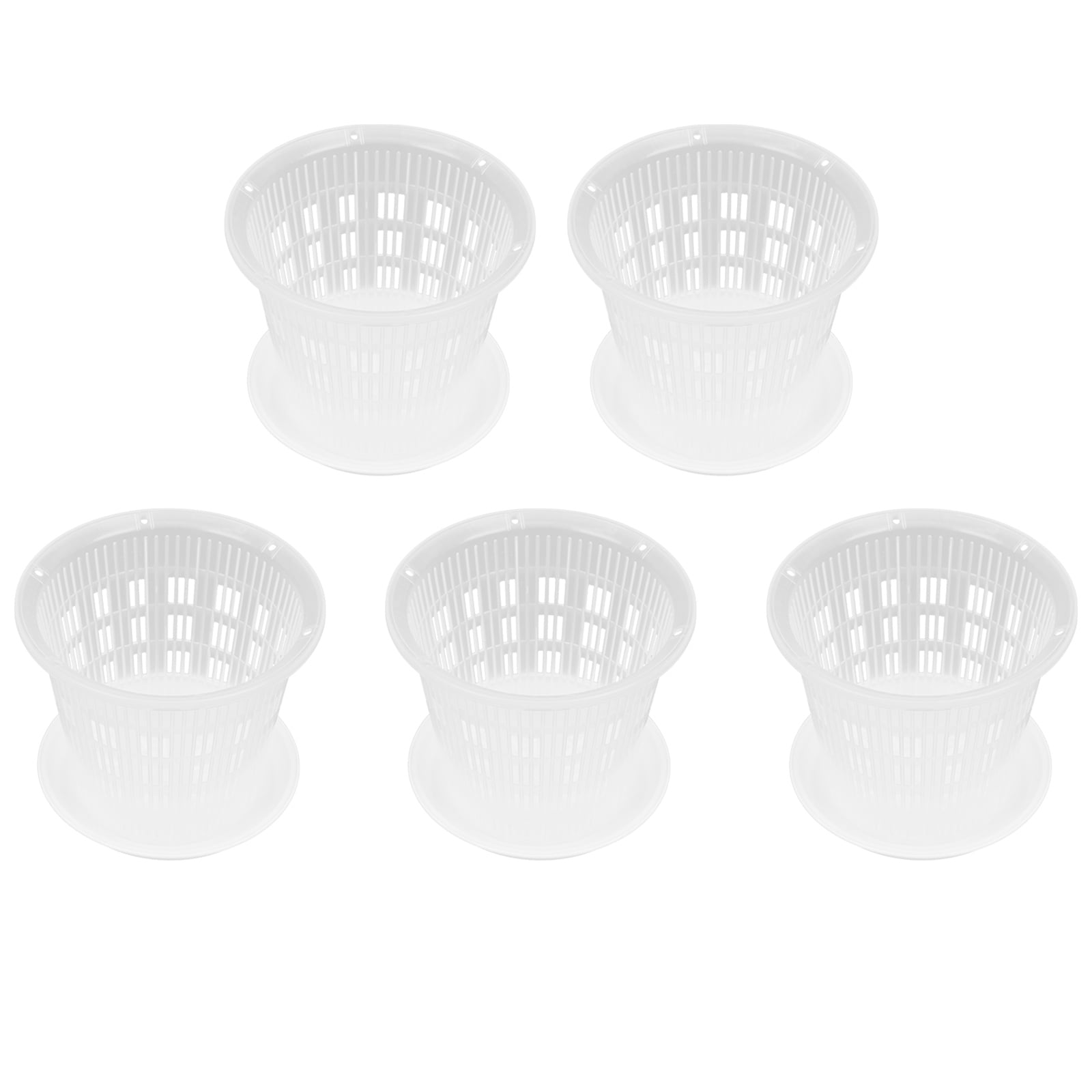 3 Pieces Orchid Pots Clear Perforated Tidy and Clean Flower Office ...