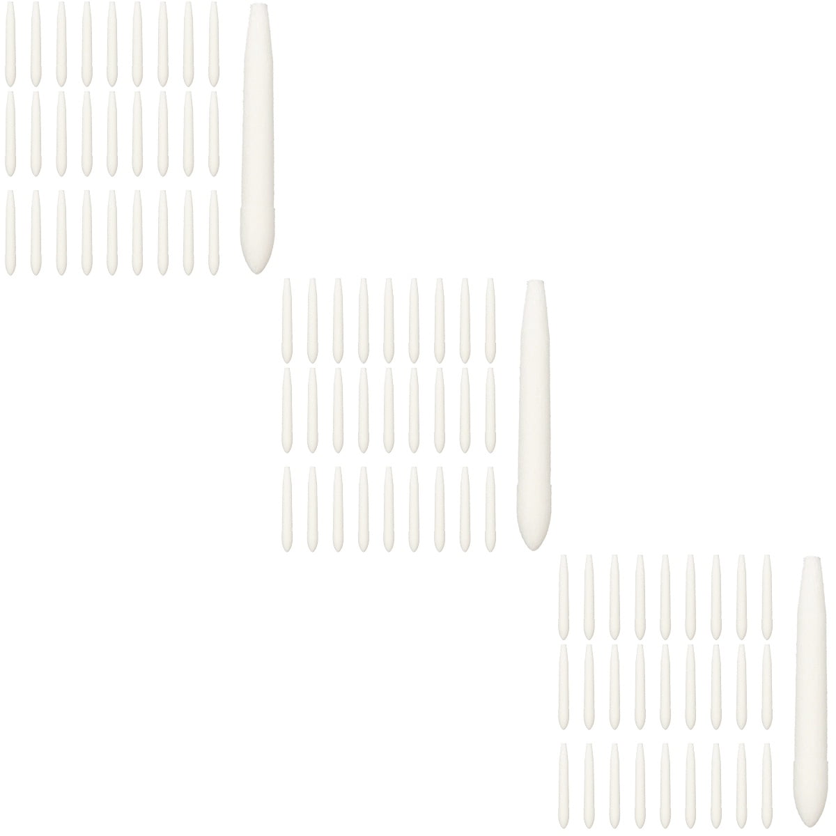 3 Pieces Paint Pen Refill Sketch Marker Fine Point Tip Student White ...