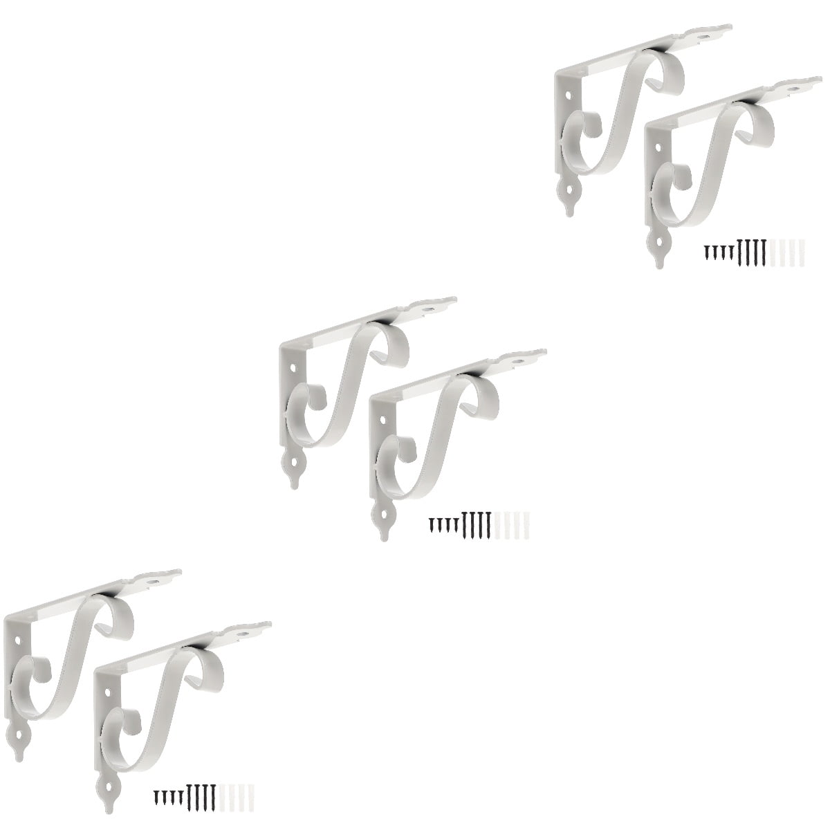 3 Pieces Pallet Bracket Wall Mounted Brackets for Shelves - Walmart.com