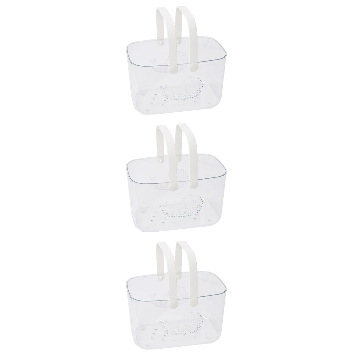 3 Pieces Pantry Drain Bath Basket Multi-functional Lightweight Travel ...