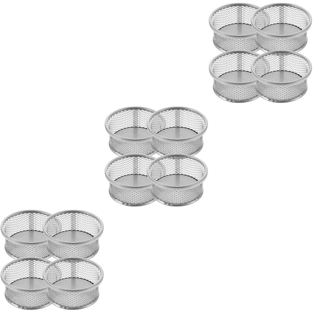 3 Pieces Paper Clip Barrel Binder Clips Bulk Storage Shelves ...