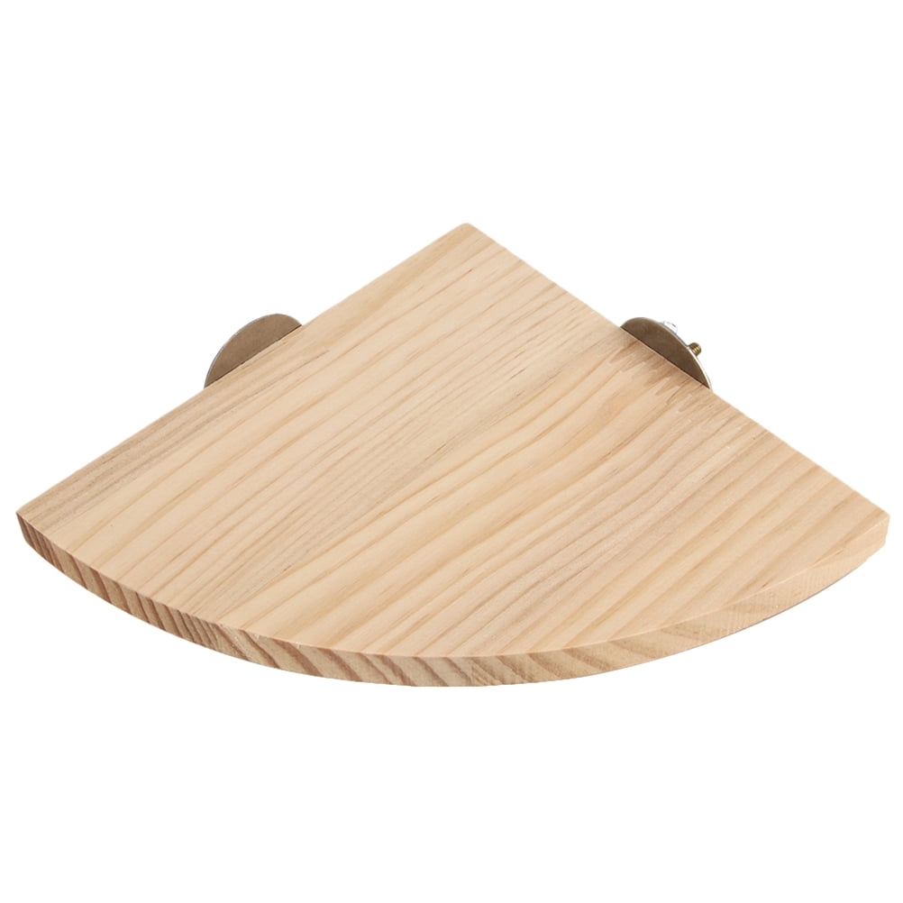 3 Pieces Parrot Platform Toys Hamsters Standing Board Cage Large Bird ...