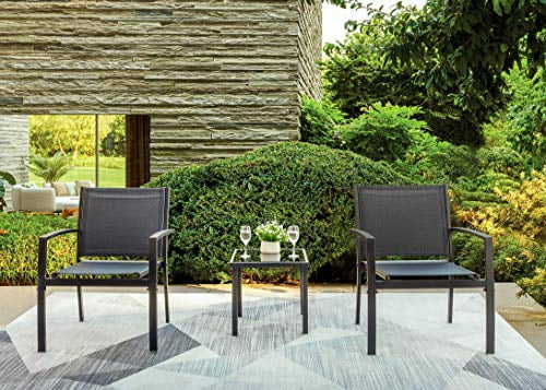 3 Pieces Patio Furniture Set Outdoor Garden Conversation Sets Modern ...