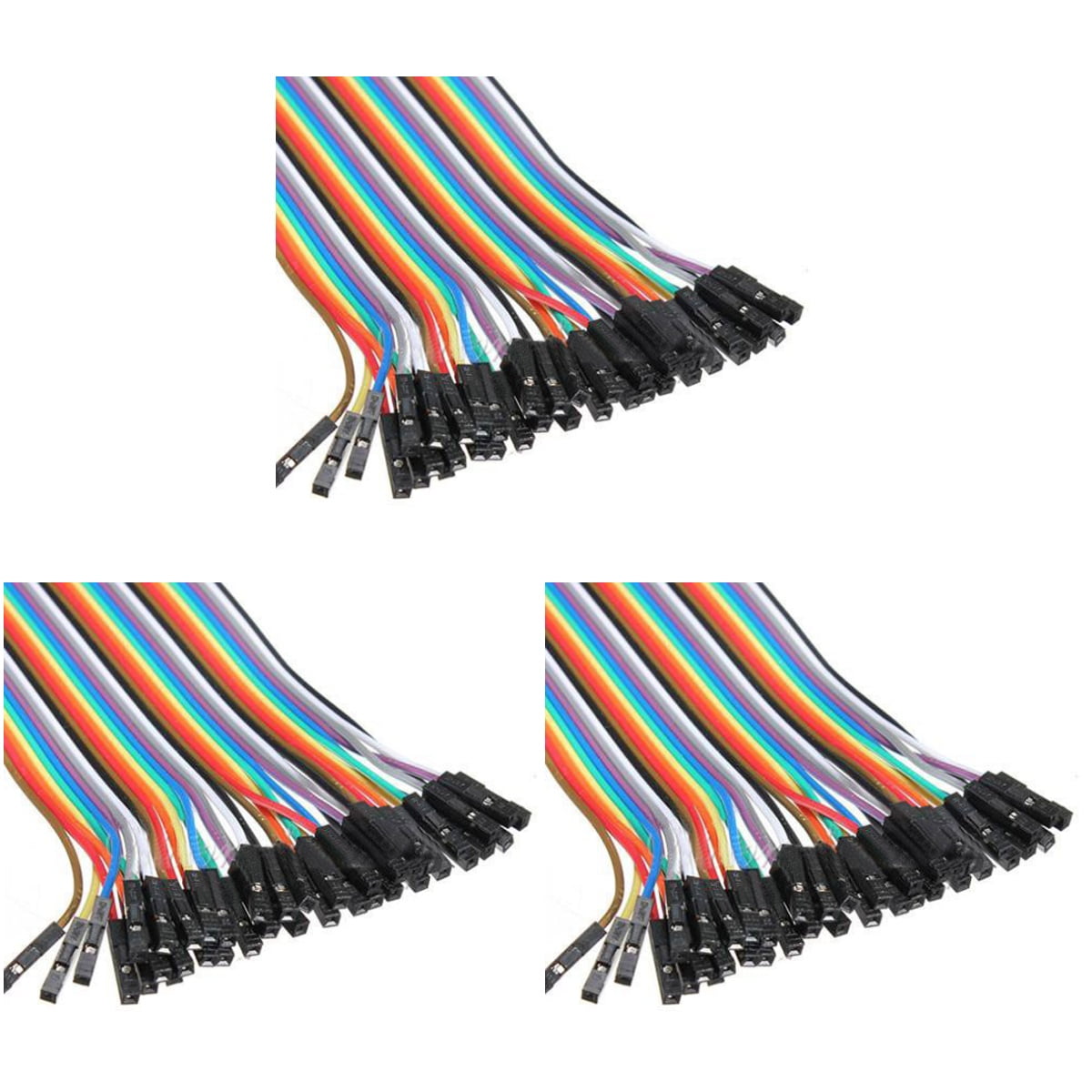 3 Pieces Pin Header Cables Breadboard Compatible Wires - Walmart.com