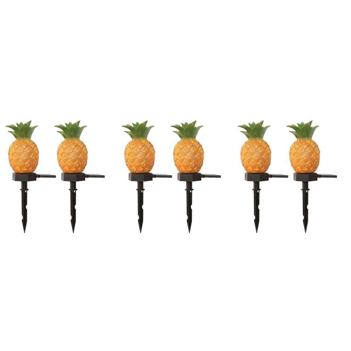 3 Pieces Pineapple Garden Outdoor Solar Lighting Lawn Lights Night ...