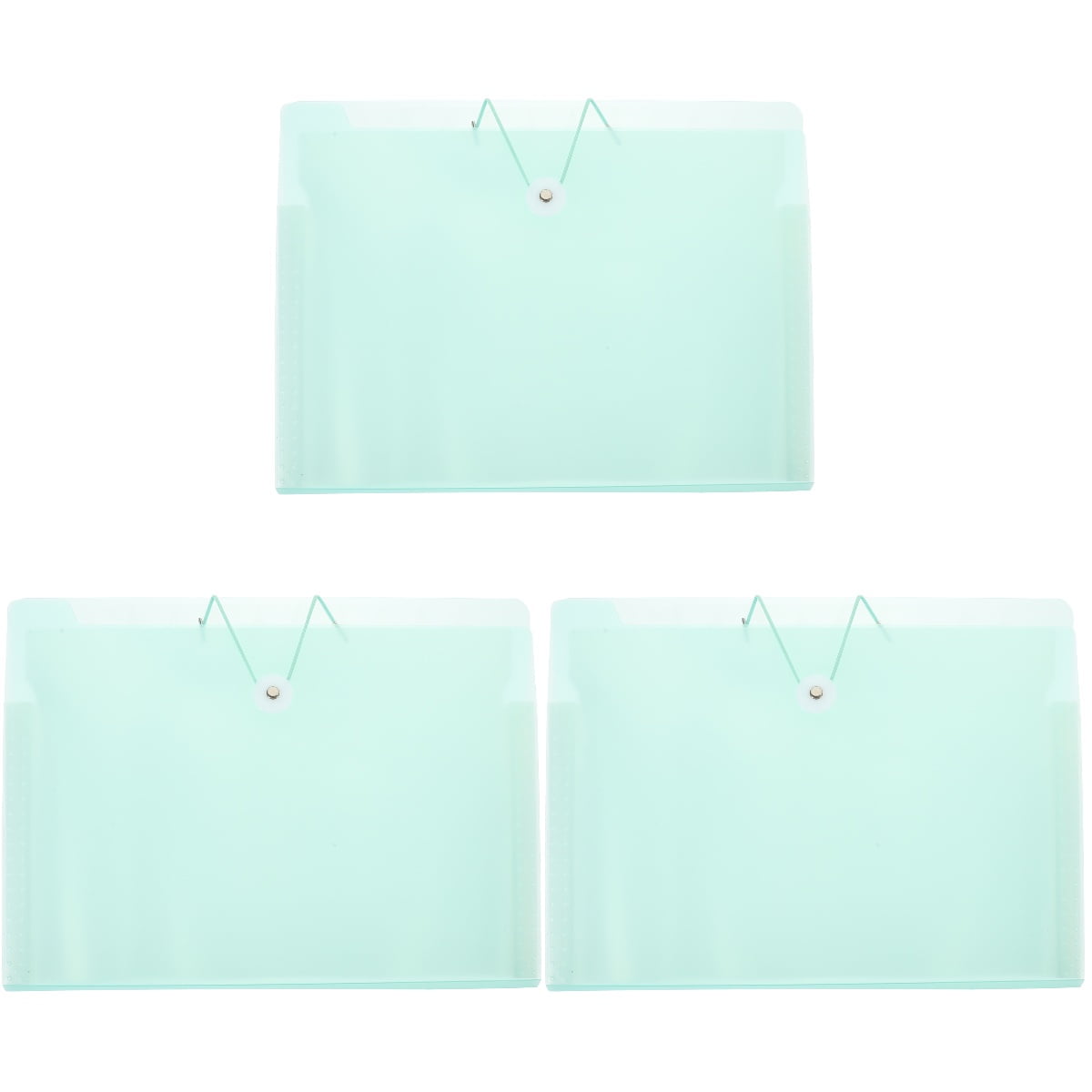 3 Pieces Plastic Accordion File Folder Document Organizers Multi-level ...