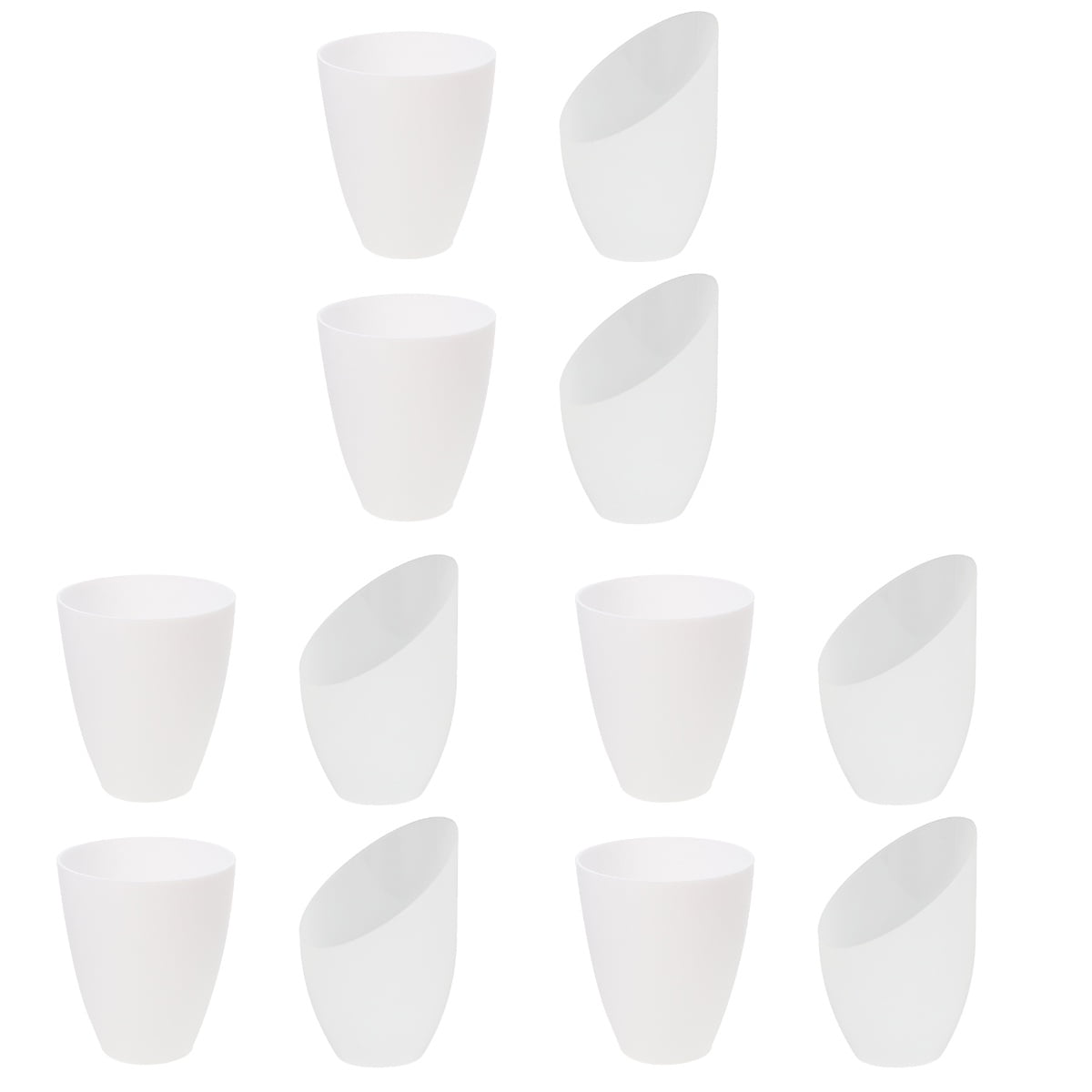 3 Pieces Plastic Lampshade Lights Ceiling Fan Bulb Covers Lightbulb ...