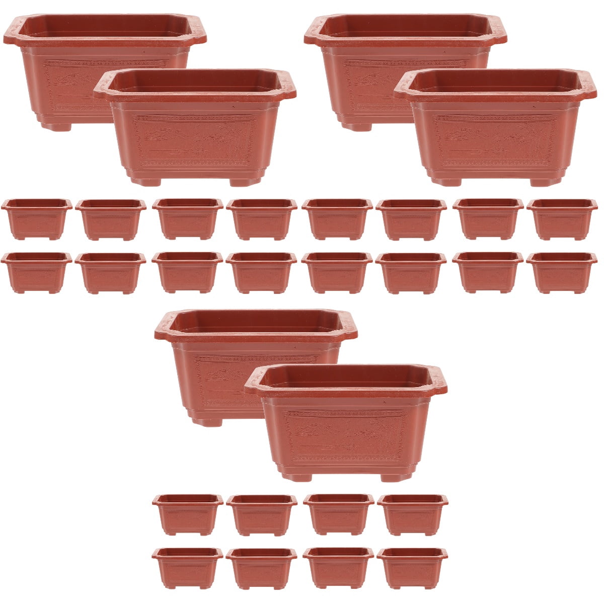 3 Pieces Pots Flowerpot Orchid Window Planter Boxes - Walmart.com