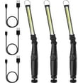 3 Pieces Rechargeable LED Work Light 700 Lumens Cob Magnetic Work Light ...