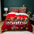 3 Pieces Roblox Duvet Cover Set Super Soft Cozy Bedding Set Twin Size ...