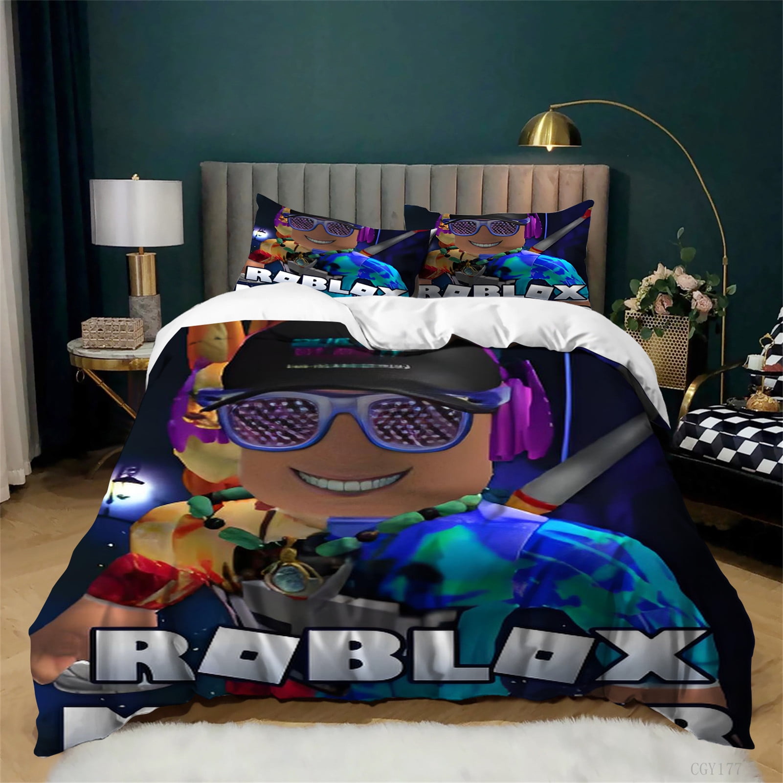 3 Pieces Roblox Duvet Cover Set Ultra Soft Comfortable Bedding Set ...