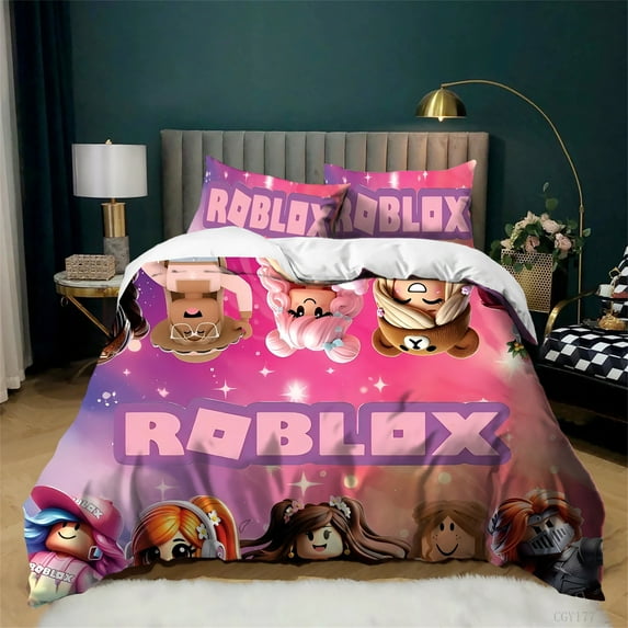 3 Pieces Roblox Duvet Cover Set Ultra Soft Comfortable Bedding Set ...