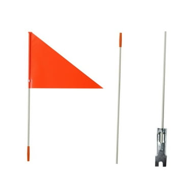 Sunlite High Visibility 72in Safety Flag, Orange, 2-Piece Bike Axle ...