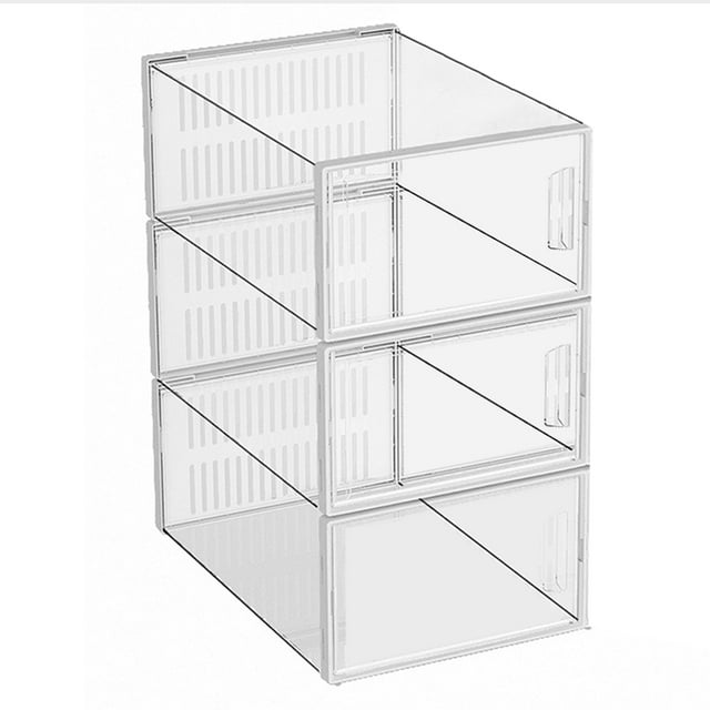 3 Pieces/Set Large Drawer Style Simple Shoe Rack Sorting Box， Large ...