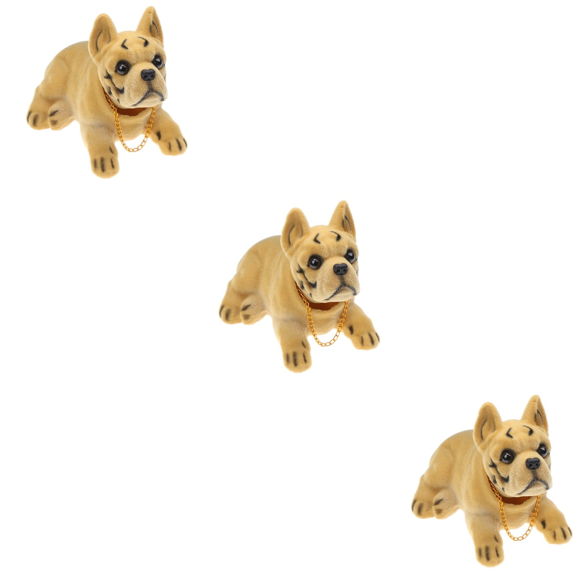 3 Pieces Shaking Toy Bobbing Dog Pugilist Portable Ornament - Walmart.com