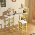 3 Pieces Small Dinning Table Set for 2,Kitchen Table and Chairs Set ...