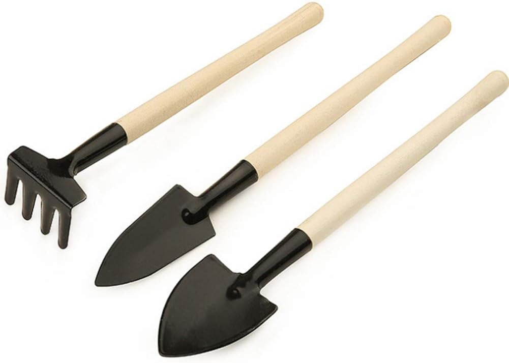 3 Pieces Small Gardening Hand Shovel Garden Trowel Transplanter ...