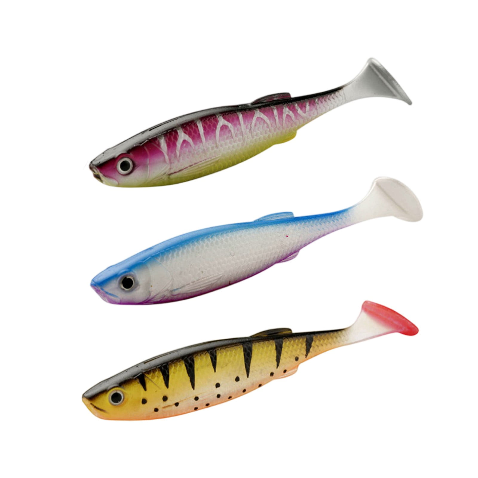 3 Pieces Soft Fish False Baits, Adopting Biomimetic Design With 3D Fish ...