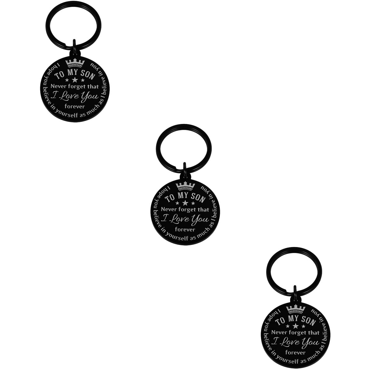 3 Pieces Son Birthday Gift Keychain Holder Jewelry - Walmart.com
