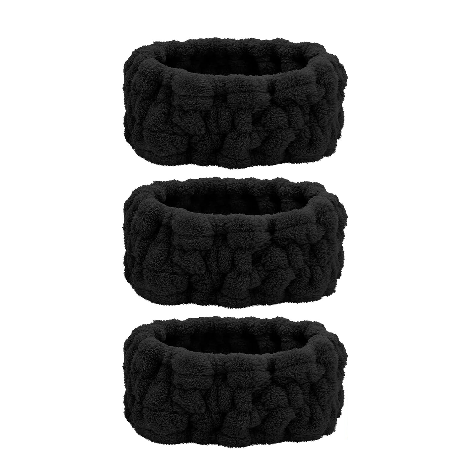 3 Pieces Spa Headband for Women Facial Makeup Headband Soft Terry Cloth ...