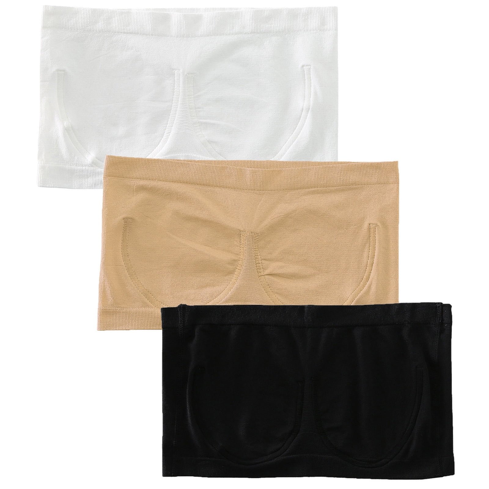 3 Pieces Sports Bras for Women, 2025 NEW Plus Size Strapless Bra ...