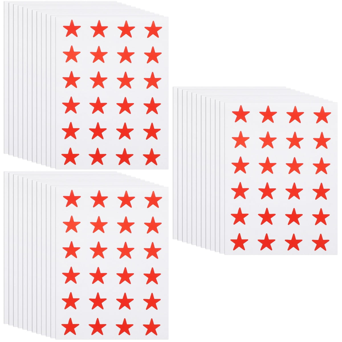 3 Pieces Stickers Coloured Dot Reward Chart for Children Binders Kid ...