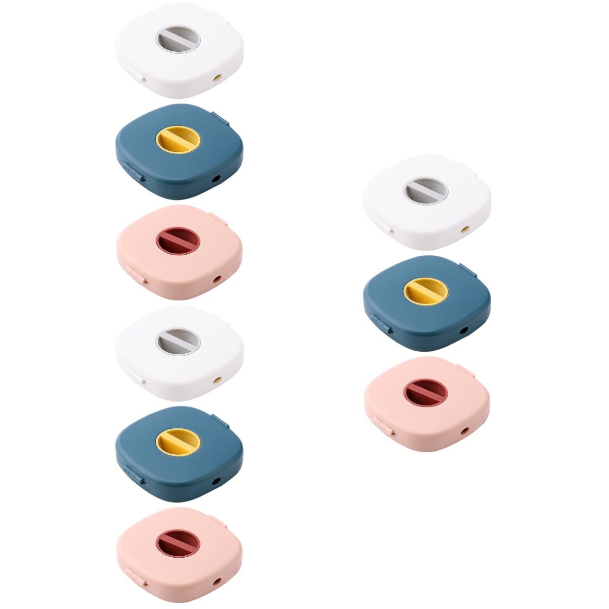 3 Pieces Storage Box Charger USB Cable Monitor Stands Cellphone Wire ...