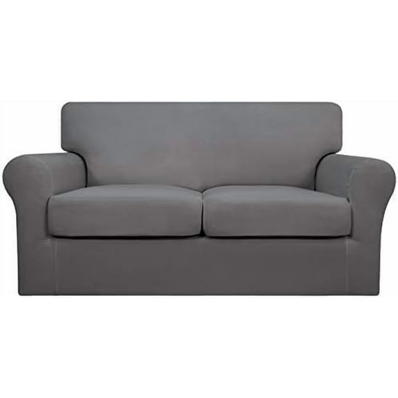 3 Pieces Stretch Soft Couch Cover for Dogs - Washable Sofa Slipcover ...
