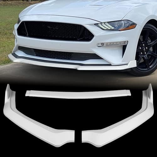 3 Pieces -Style Front Bumper Lip Spoiler Splitter Side Body Kit Trim ...
