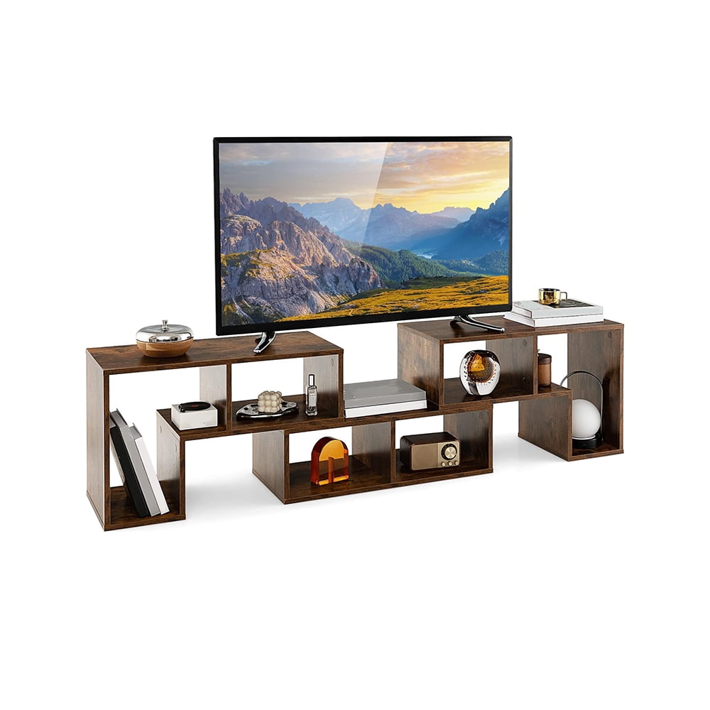 3 Pieces TV Stand, Heavy Duty Entertainment Center, Sturdy Combination ...