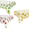 3 Pieces Tablecloths for Birthday Party,Disposable Plastic Rectangular ...