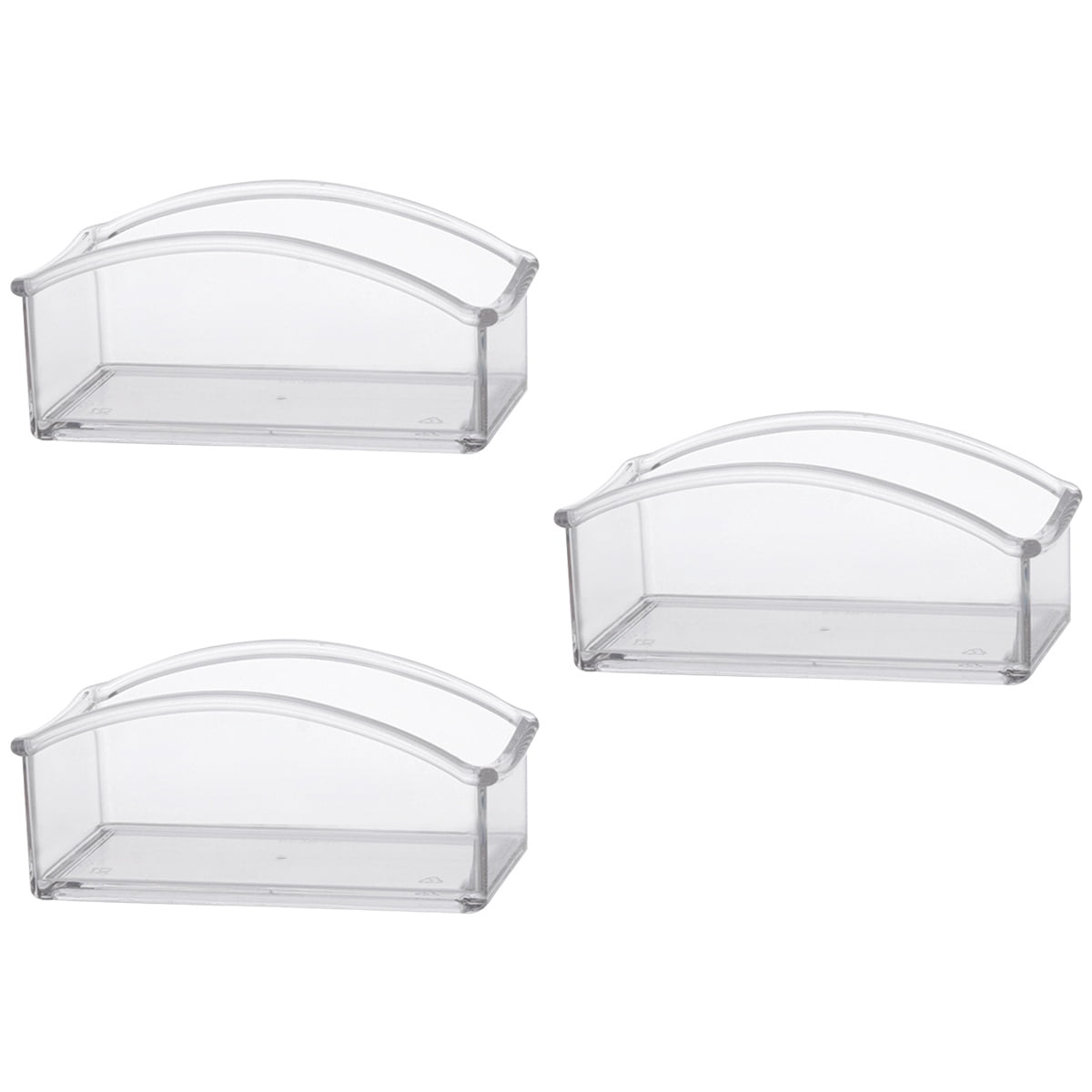 3 Pieces Tea Bag Storage Box Bins Sugar Packets Organizer Acrylic ...