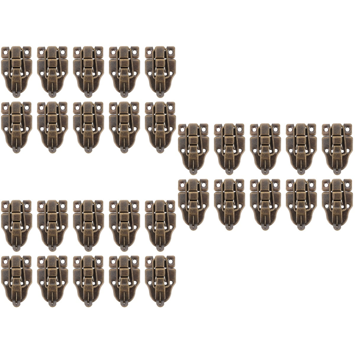 3 Pieces Toggle Hasp Antique Hasps Wooden Box Lock - Walmart.com