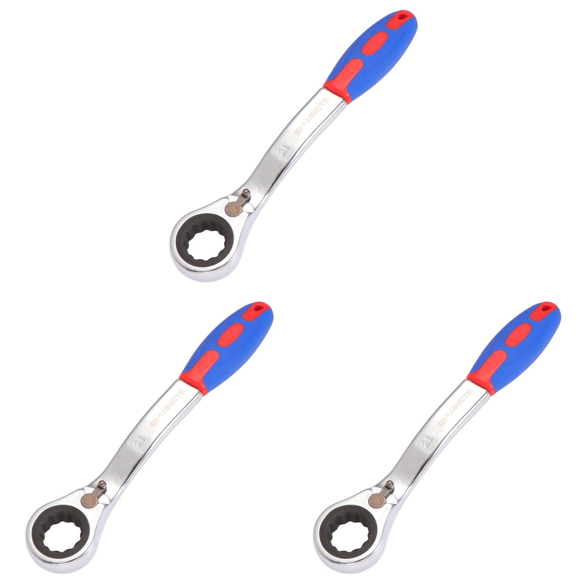 3 Pieces Torque Wrench Round Head Ratchet Emergency Tool Easy Use - Walmart.com