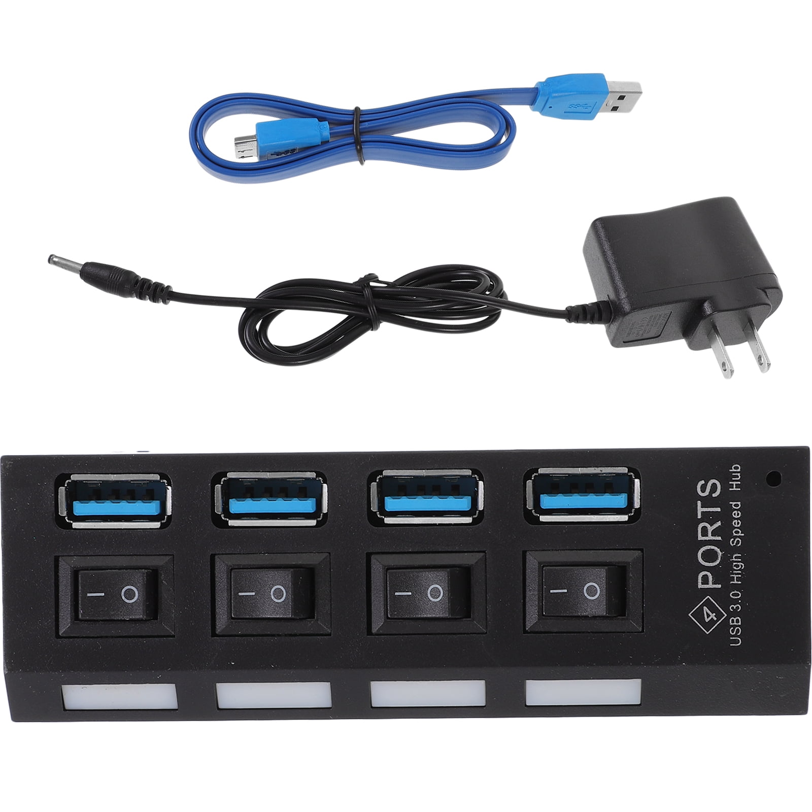 Hytrove External Power Supply Usb3.0 Concentrator Abs 4 Ports 3Set 4 ...