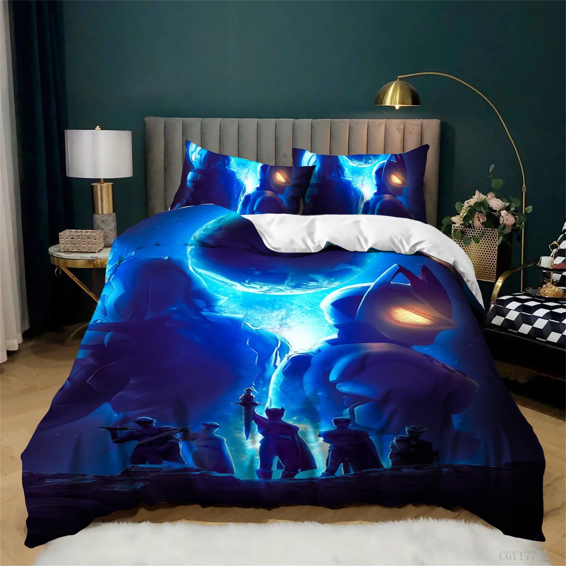 3 Pieces Ultraman Duvet Cover Set Twin Size All Season Lightweight ...