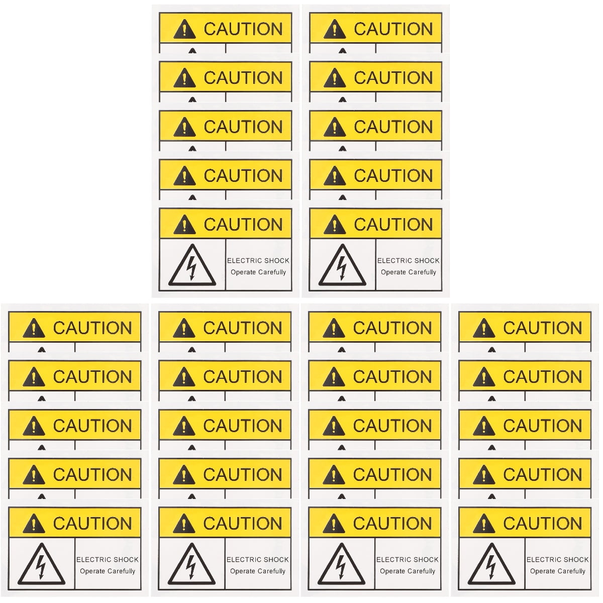 3 Pieces Warning Note The Grounding Sticker Electrical Safety Caution ...