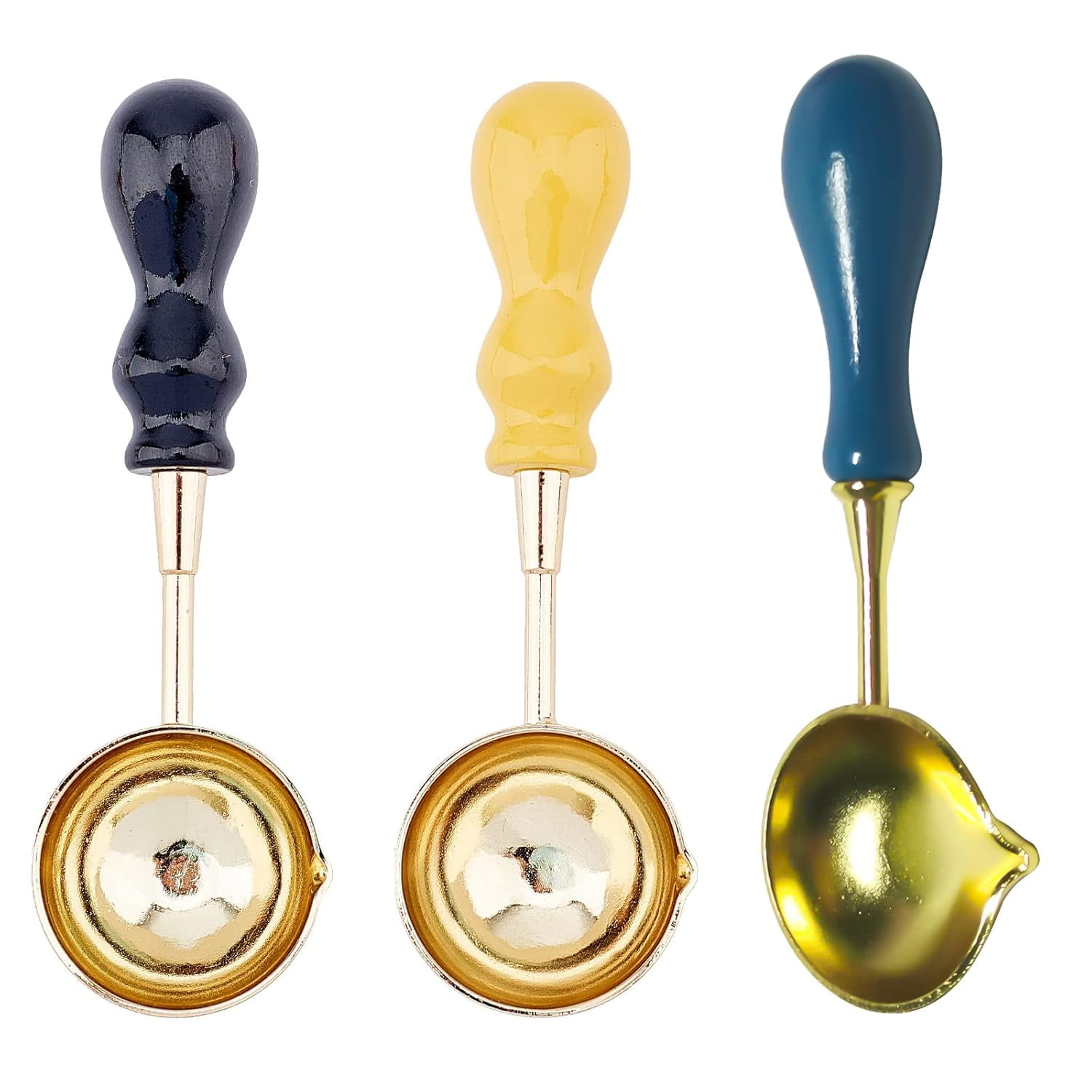 3 Pieces Wax Melting Spoon 3 Colors Sealing Wax Melting Spoon DIY ...