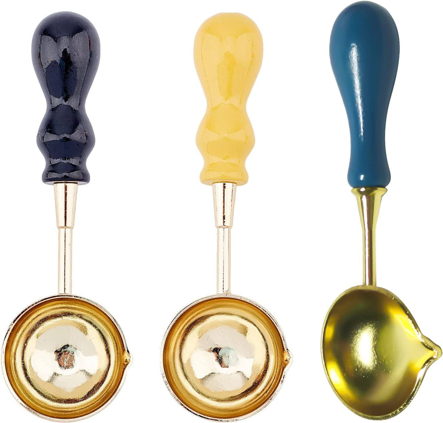 3 Pieces Wax Melting Spoon 3 Colors Sealing Wax Melting Spoon for Wax ...